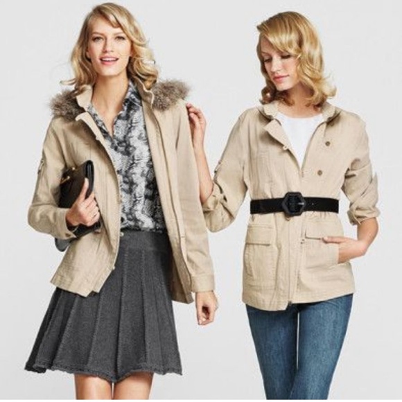 CAbi | Jackets & Coats | Cabi Nanook Jacket Khaki Utility Coat ...